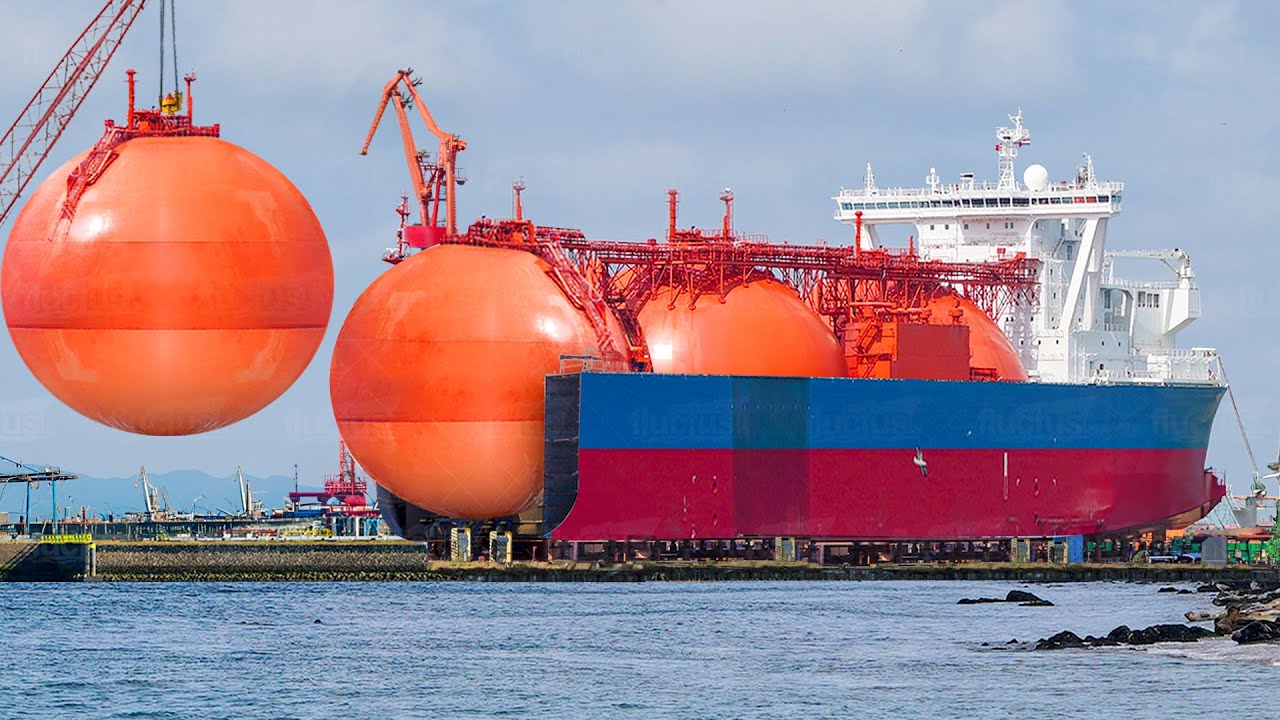 Inside Billion $ Shipyard Building World’s Largest LNG Tankers - Maestro Cursos